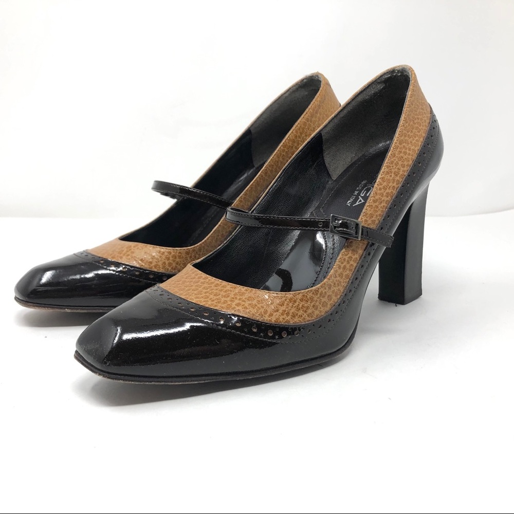 Via Spiga Spectator Mary Jane Heels, Italy, Size 8.5 - Gem